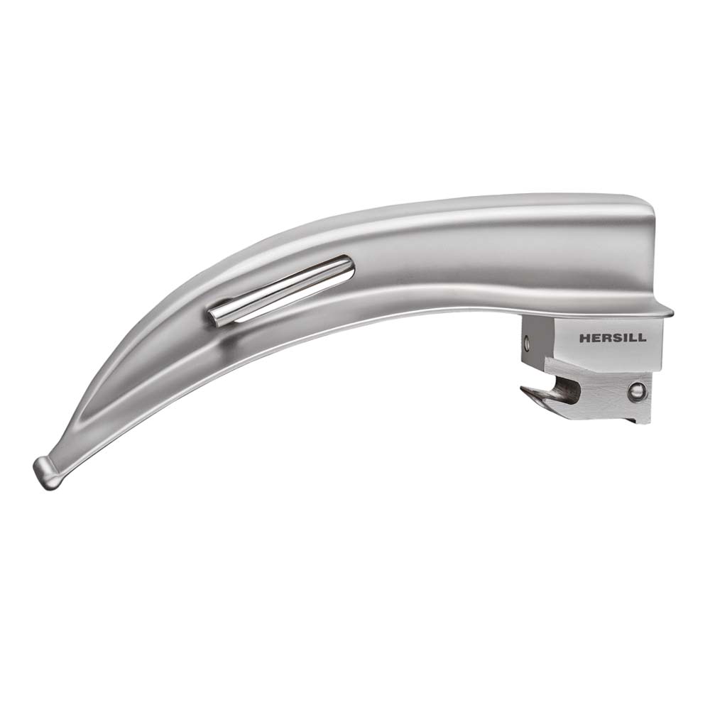 Laringoscopio con palas de fibra óptica extraíble - Hersill