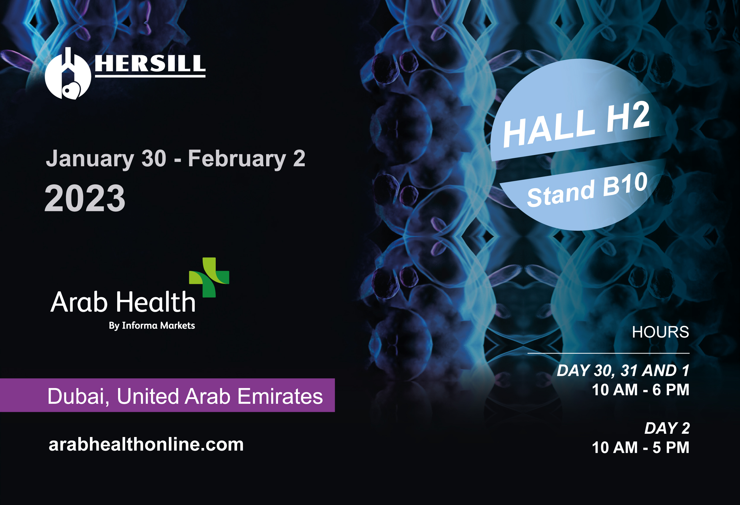 Hersill returns to Arab Health – HERSILL